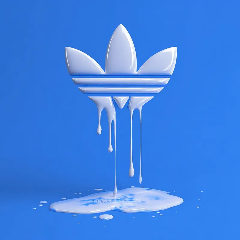 Melting Logo Minimalist Dripping Effects Midjourney Prompt | PromptBase