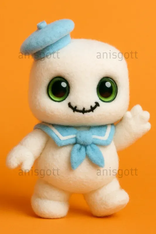 Spooky Cute Felt Character Cliparts ChatGPT Image Prompt | PromptBase