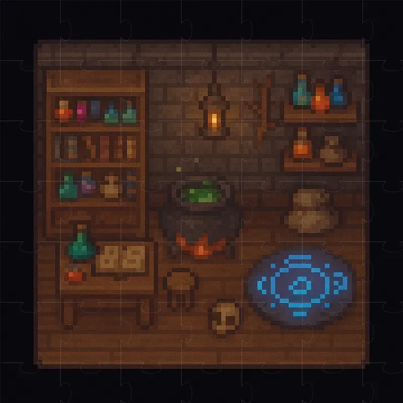 Topdown Pixel Art Interiors ChatGPT Image Prompt | PromptBase