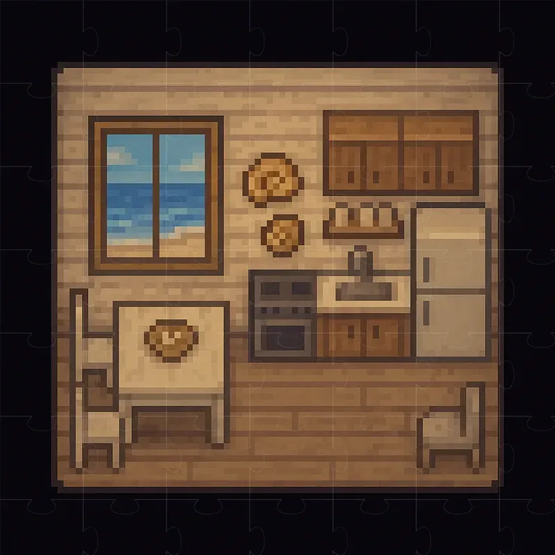 Topdown Pixel Art Interiors ChatGPT Image Prompt | PromptBase