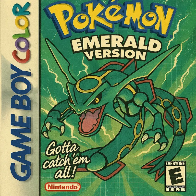 Pokemon Game Boy Color Covers ChatGPT Image Prompt | PromptBase