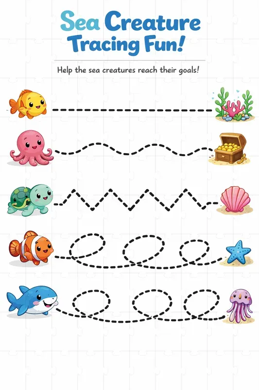 Preschool Tracing Worksheets ChatGPT Image Prompt | PromptBase