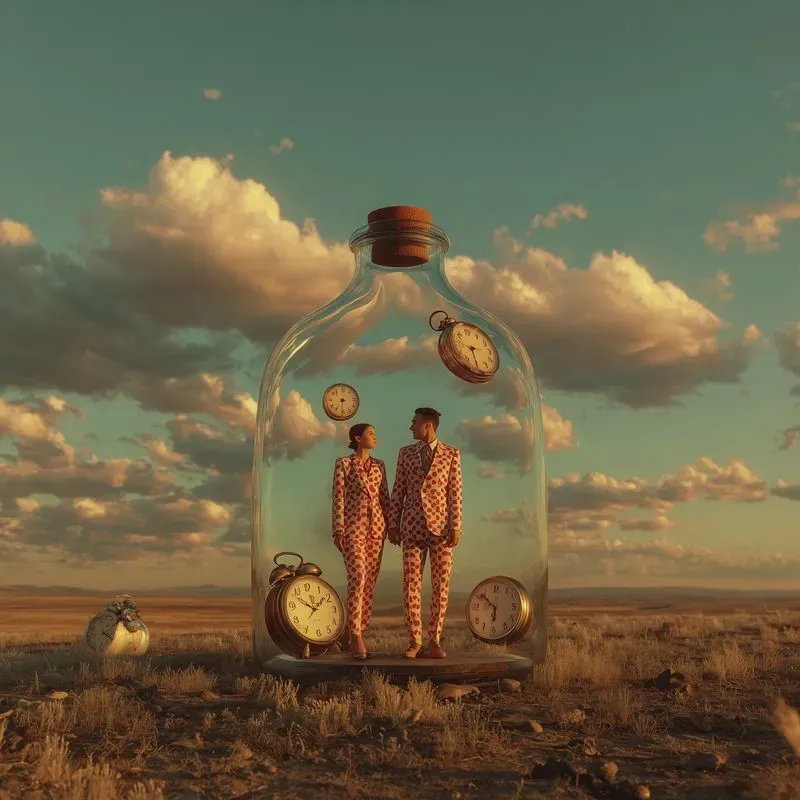 Absurd Photo Prompts In Wes Style Midjourney Prompt | PromptBase