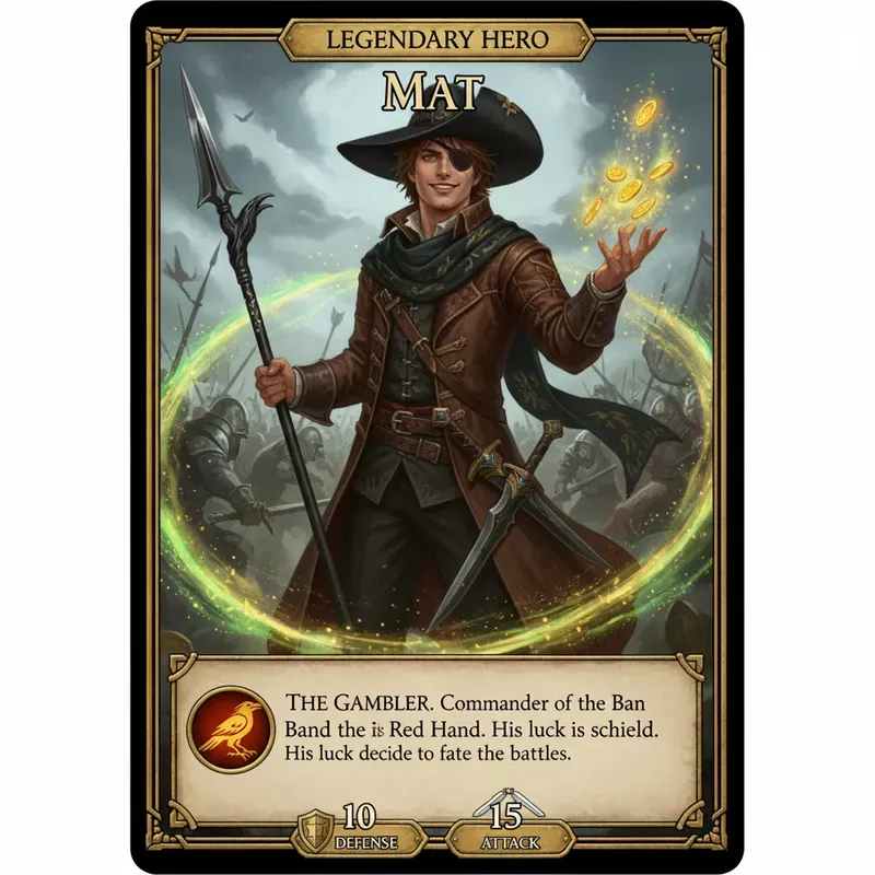 Wheel Of Time Card Designers Gemini Image Prompt | PromptBase