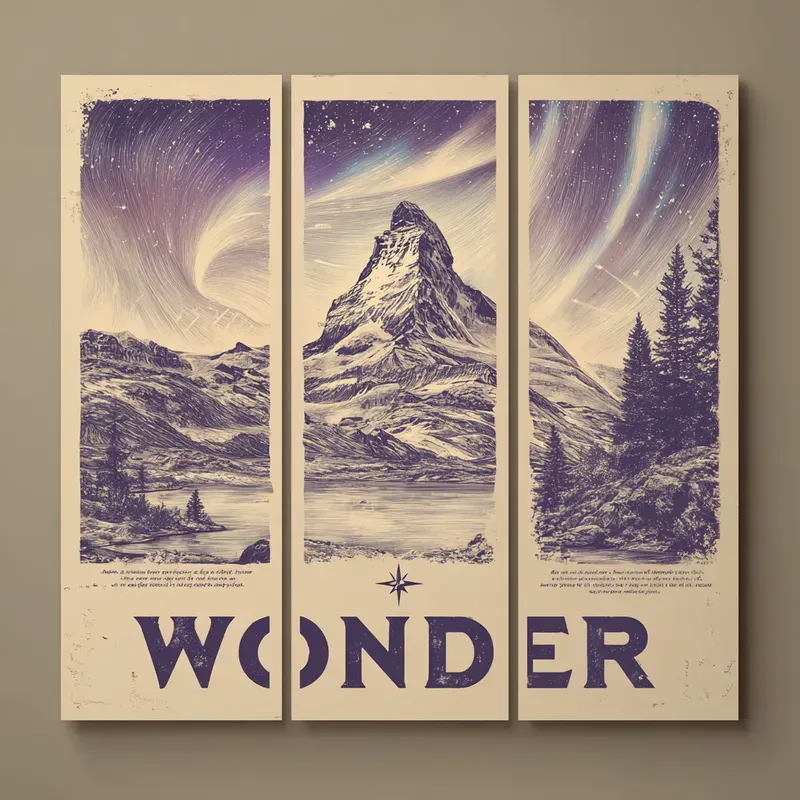 Retro Vintage Travel Adventure Posters Midjourney Prompt | PromptBase