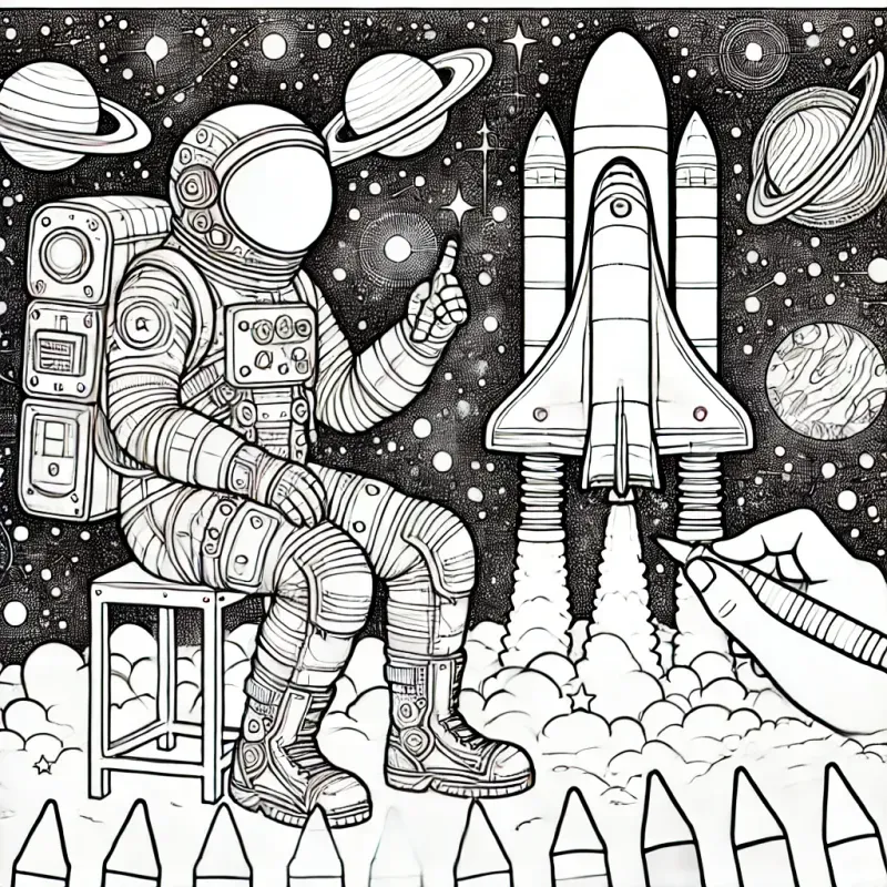 Fun Coloring Pages For Kids DALL·E Prompt | PromptBase