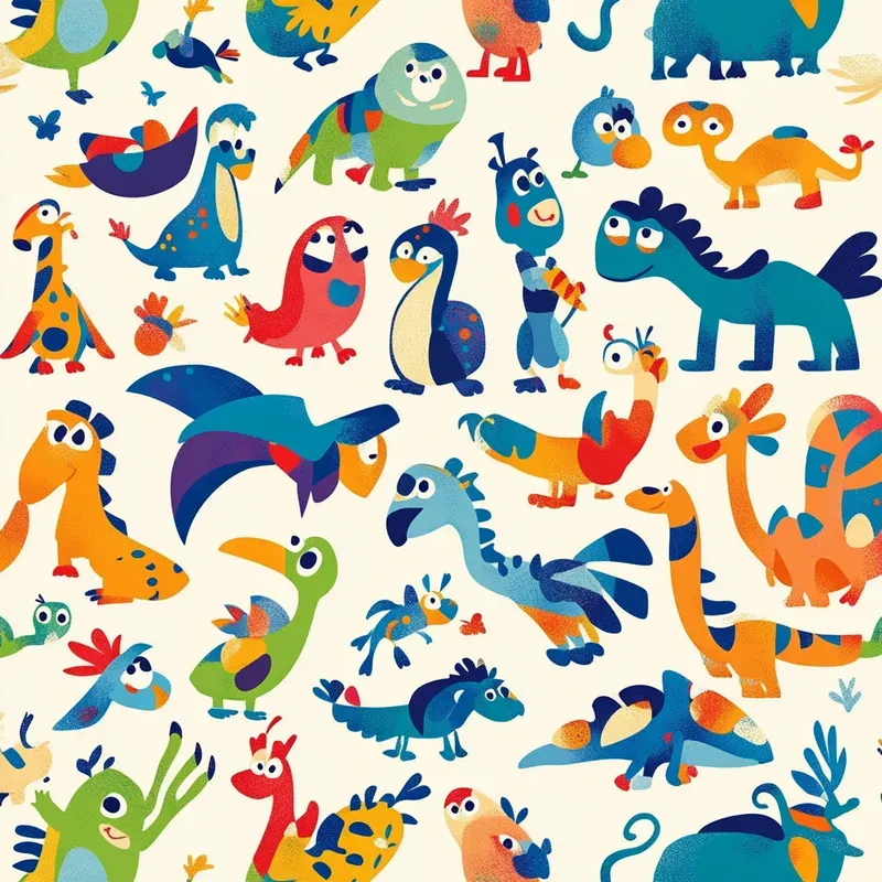 Colorful Collage Animated Gifs Wallpapers Midjourney Prompt | PromptBase