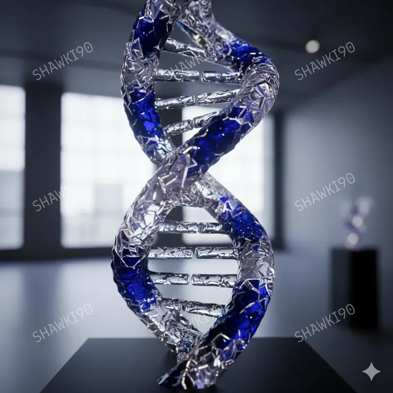 Kinetic Glass Anatomies Gemini Image Prompt | PromptBase