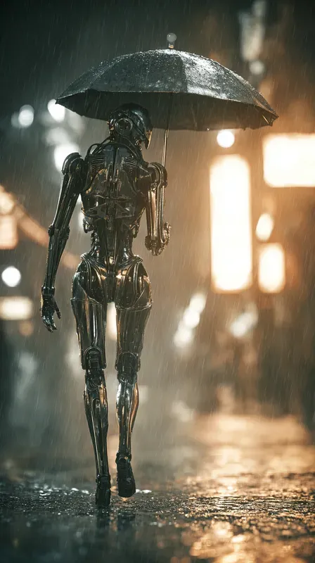 Liquid Metal Robots Midjourney Prompt | PromptBase