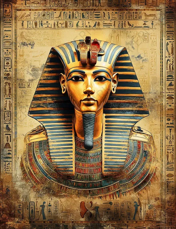 Gold Ancient Egypt Junk Journal Kits Midjourney Prompt | PromptBase