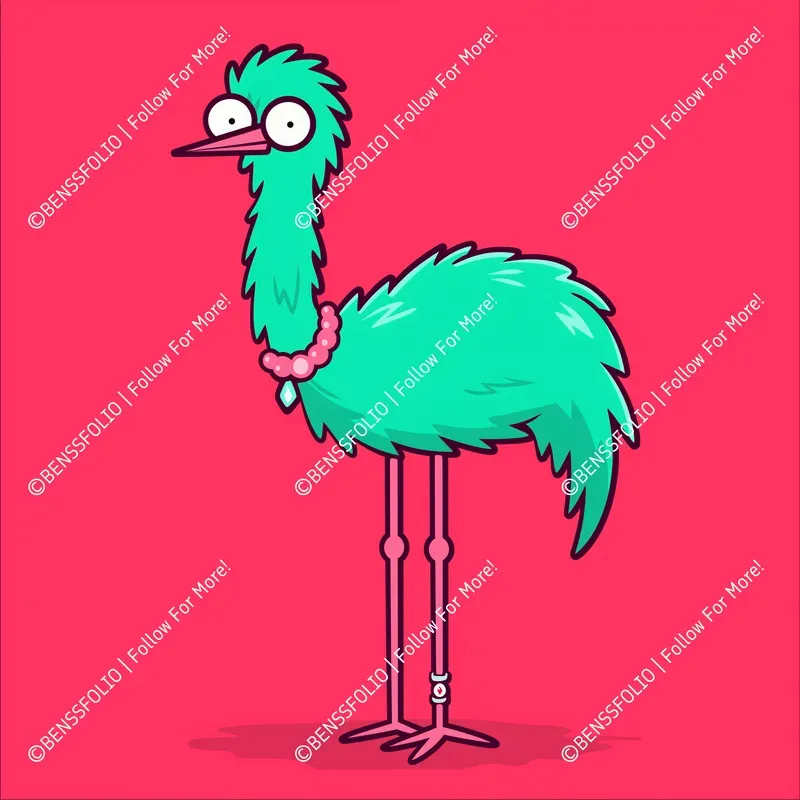 Quirky Cartoon Characters Illustrations Midjourney Prompt | PromptBase