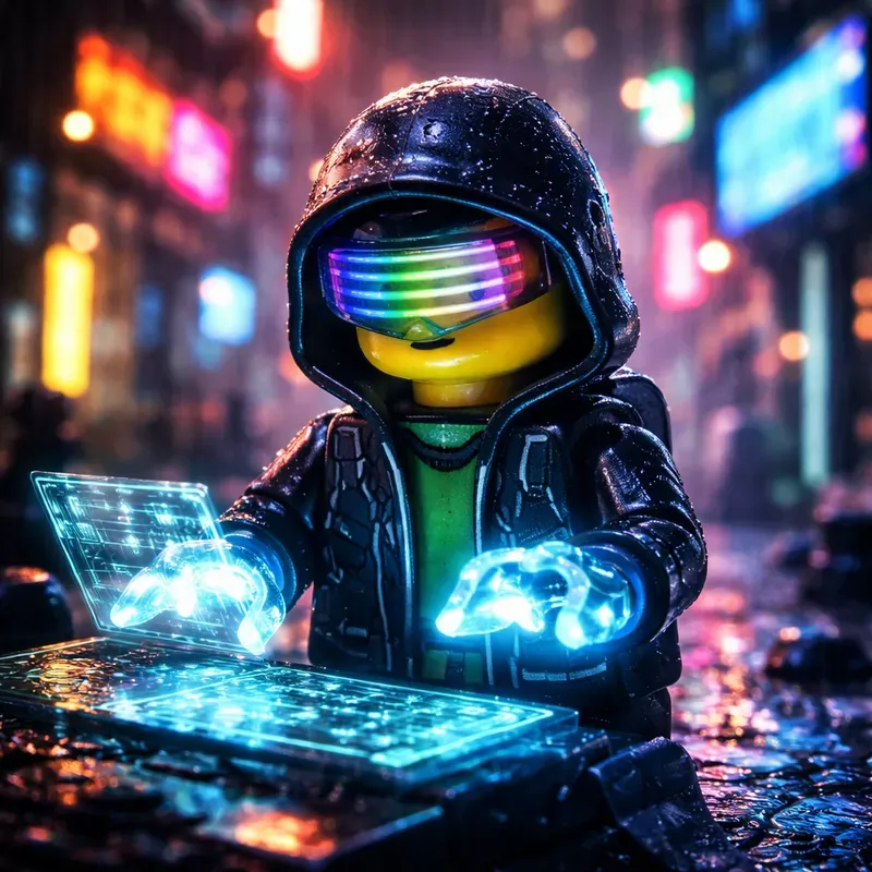 Cinematic Lego Minifigure Story Scenes ChatGPT Image Prompt | PromptBase