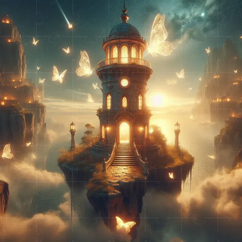 Romantic Fantasy Landscapes DALL·E Prompt | PromptBase