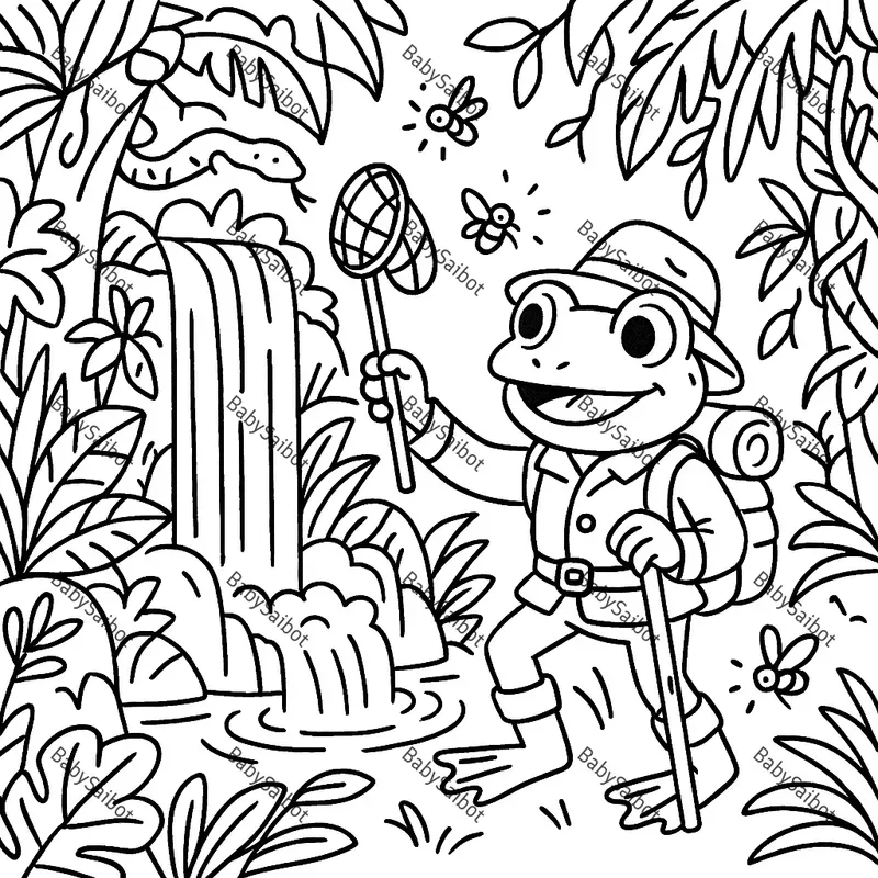 Whimsical Line Art Scenes For Kids ChatGPT Image Prompt | PromptBase