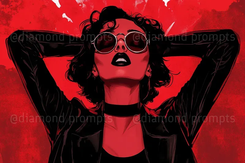 Rocky Horror Bold Graphic Scenes Midjourney Prompt | PromptBase