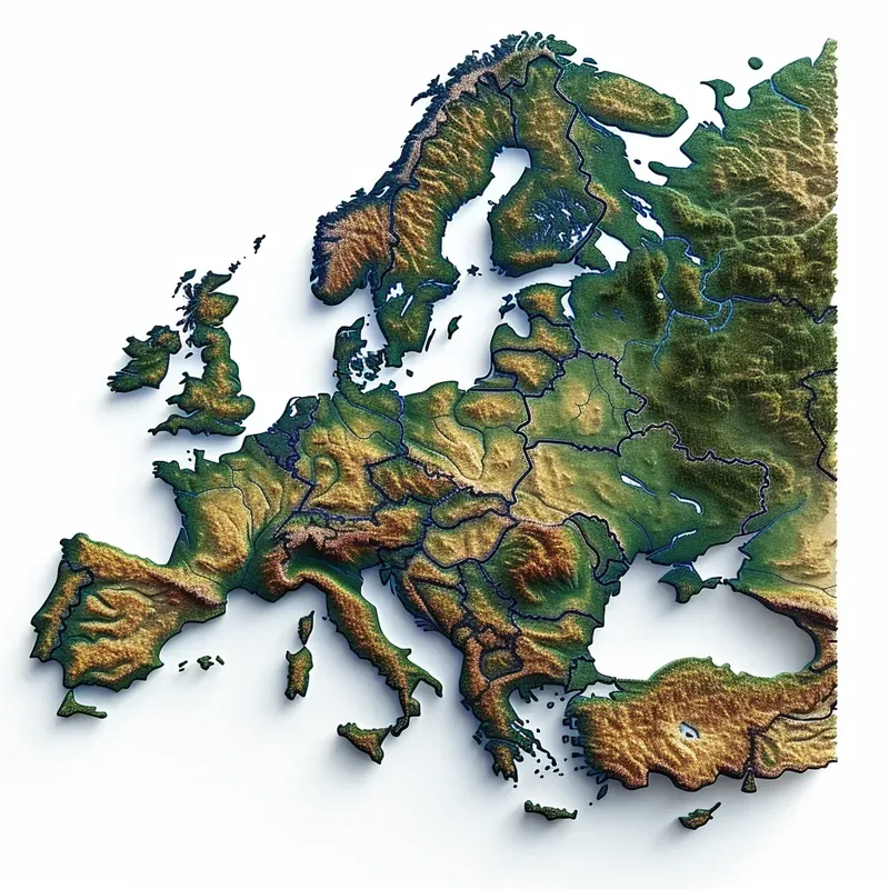 Google Earth Style State Maps Midjourney Prompt | PromptBase