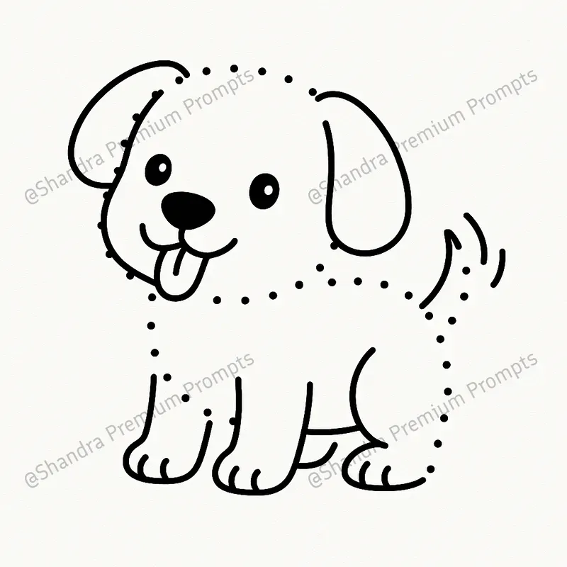 Connect The Dots For Little Children ChatGPT Image Prompt | PromptBase