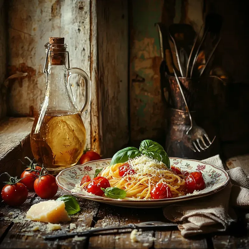 1900s Vintage Foods At Golden Hour Midjourney Prompt | PromptBase