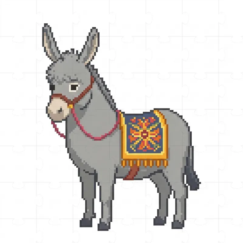 Pixel Art Mount Animals Imagen Prompt | PromptBase
