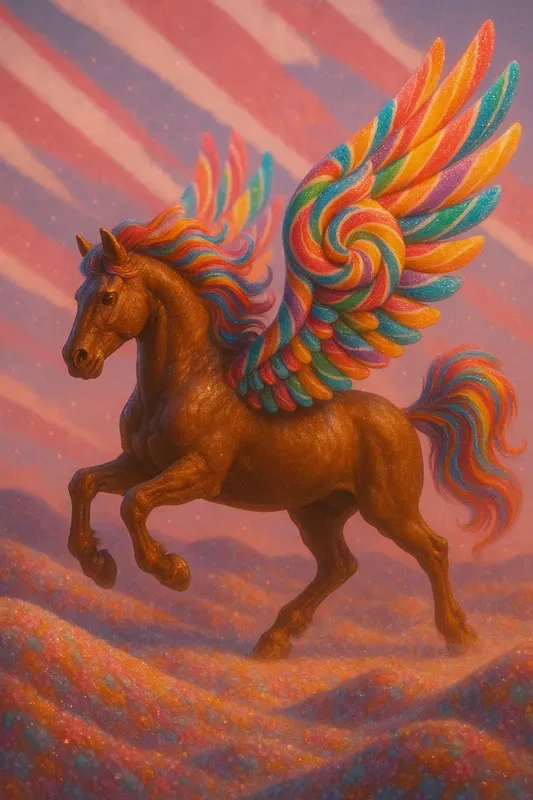 Mythical Candy Beasts Fantasy Creatures ChatGPT Image Prompt | PromptBase