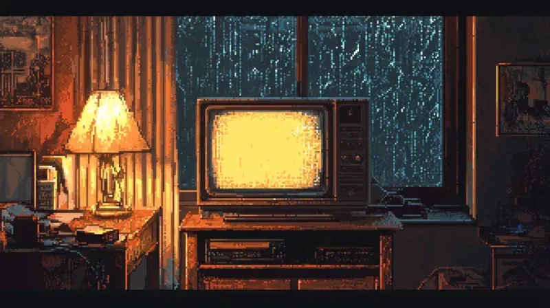 Cozy Retro Pixel Art Rooms Midjourney Prompt | PromptBase