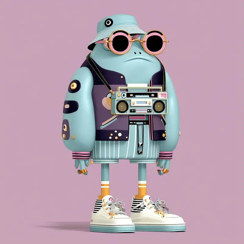 Stylized 3D Streetwear Characters Midjourney Prompt | PromptBase