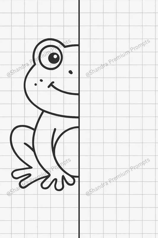 Symmetrical Animal Drawing Kids Activities ChatGPT Image Prompt ...