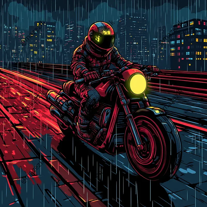 8bit Cyberpunk Pixel Art Midjourney Prompt | PromptBase