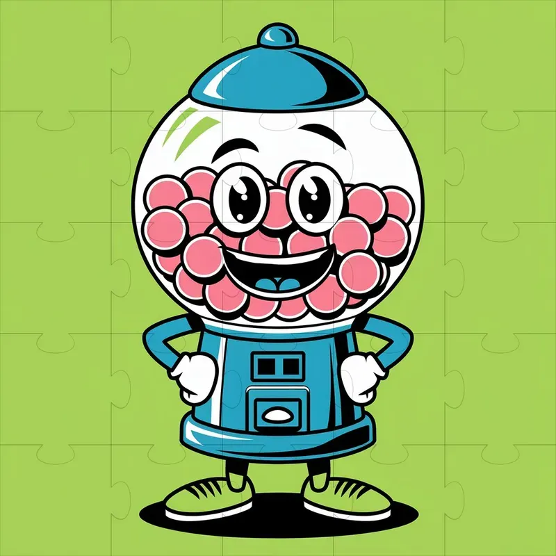 Quirky Cartoon Object Characters Ideogram Prompt | PromptBase