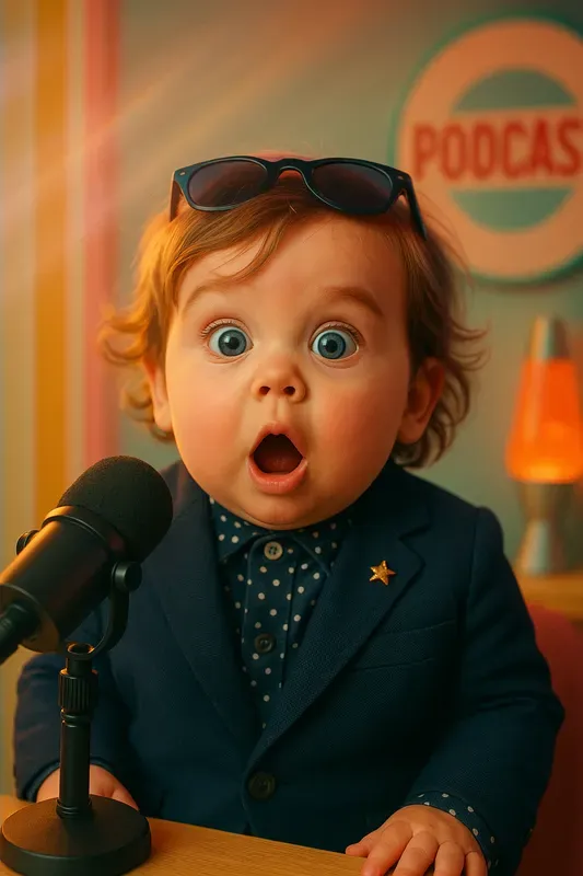 Turn Anyone Into Baby Podcast Hosts ChatGPT Image Prompt | PromptBase