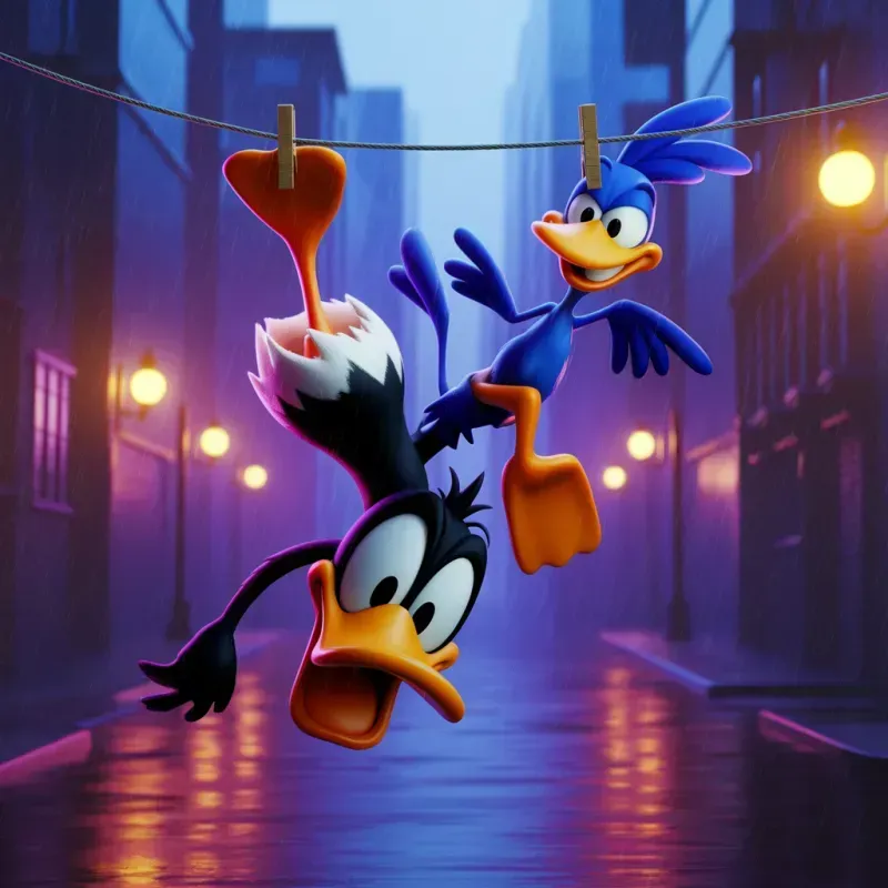 Toon Tension Iconic Characters Ideogram Prompt | PromptBase