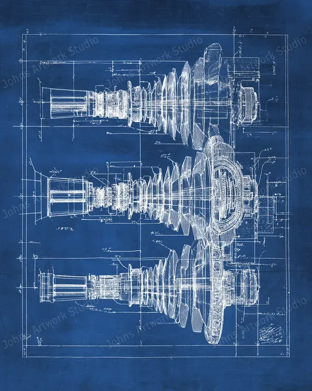 Mechanical Blueprint Generators Midjourney Prompt | PromptBase