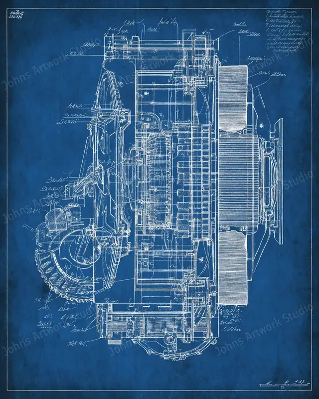 Mechanical Blueprint Generators Midjourney Prompt | PromptBase