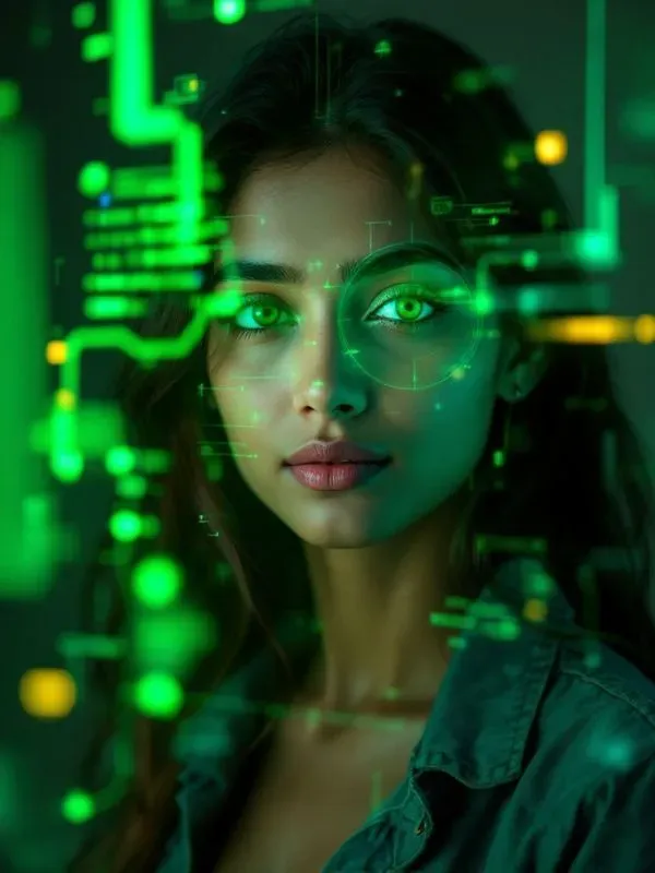 Professional Infographic Glow Portraits FLUX Prompt | PromptBase