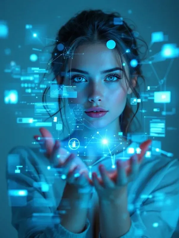 Professional Infographic Glow Portraits FLUX Prompt | PromptBase