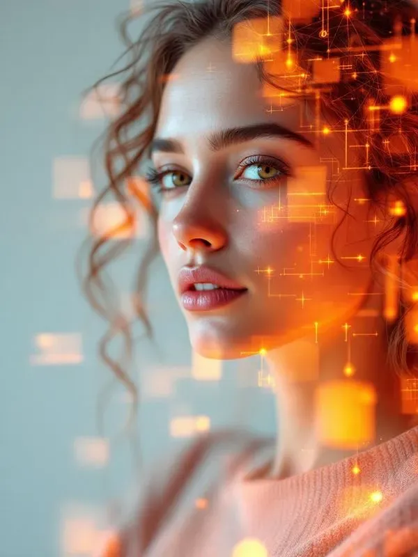 Professional Infographic Glow Portraits FLUX Prompt | PromptBase