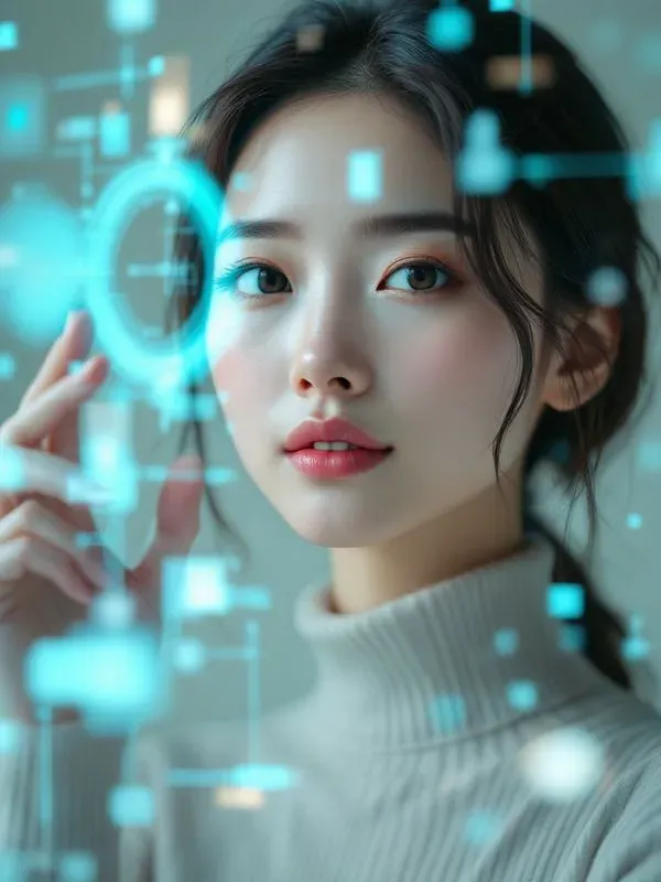 Professional Infographic Glow Portraits FLUX Prompt | PromptBase