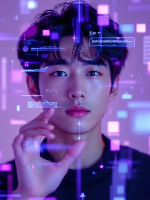 Professional Infographic Glow Portraits FLUX Prompt | PromptBase