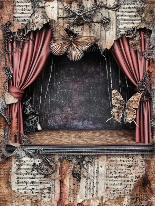 Vintage Horror Junk Journal Pages Midjourney Prompt | PromptBase
