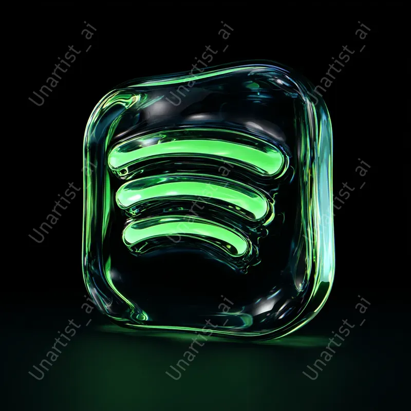 Glassmorphism Social Media Icons Midjourney Prompt | PromptBase