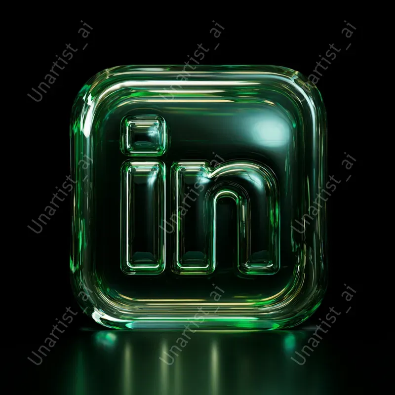 Glassmorphism Social Media Icons Midjourney Prompt | PromptBase