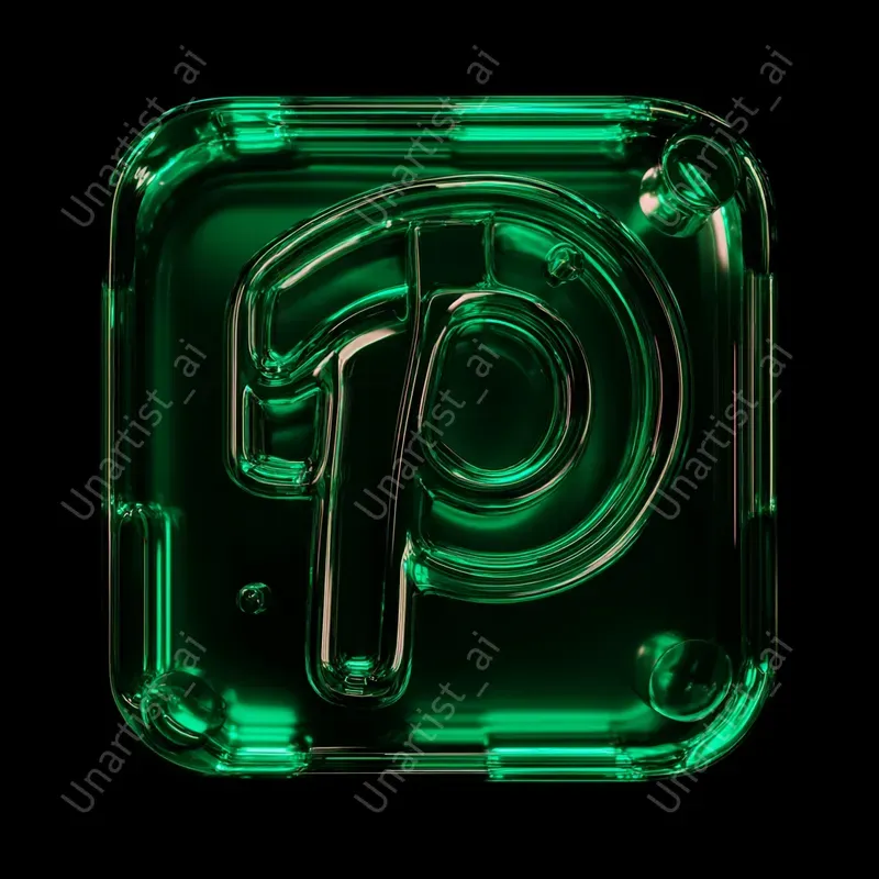 Glassmorphism Social Media Icons Midjourney Prompt | PromptBase