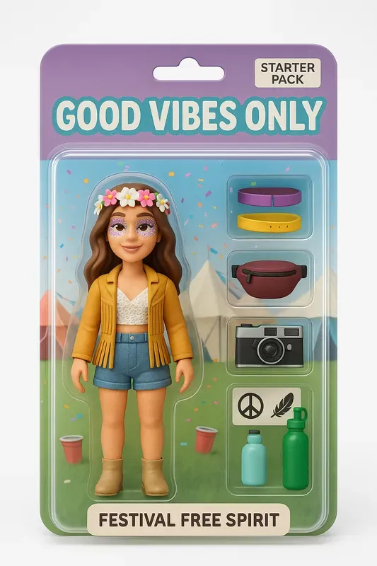 Starter Pack Figurine Boxes ChatGPT Image Prompt | PromptBase