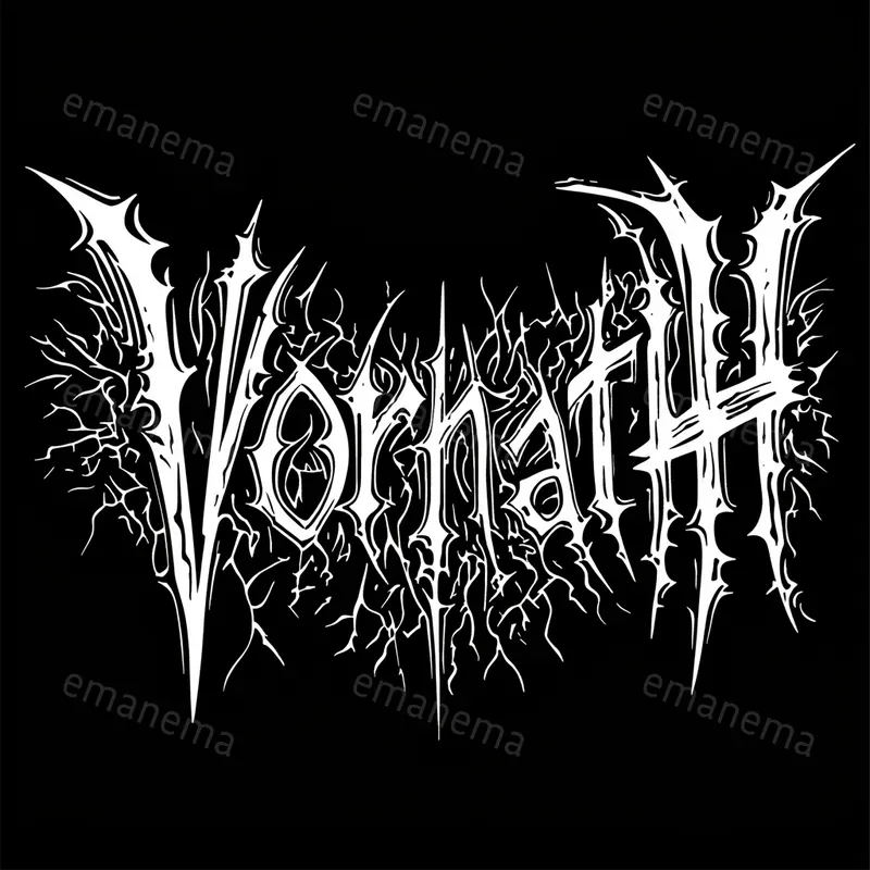 Gothic Metal Band Logos Midjourney Prompt | PromptBase