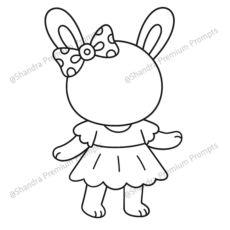 Draw And Color Faceless Cartoon Characters ChatGPT Image Prompt ...