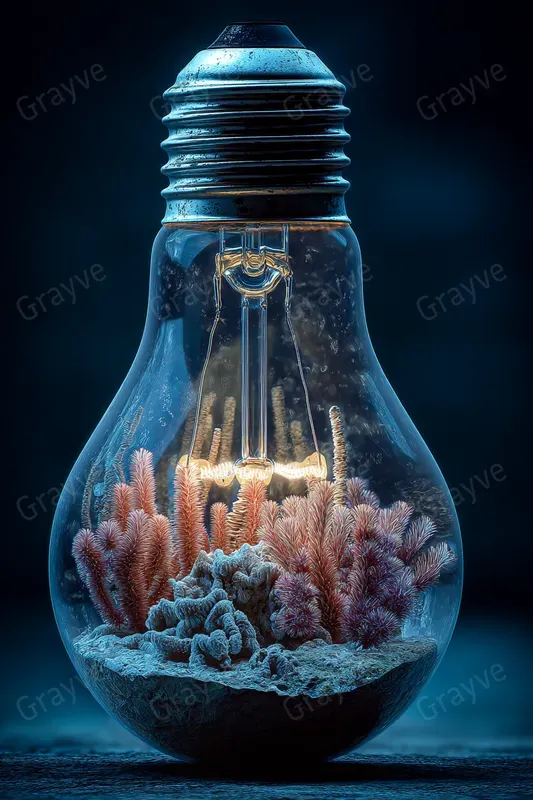 Tiny Worlds Inside Objects Midjourney Prompt | PromptBase