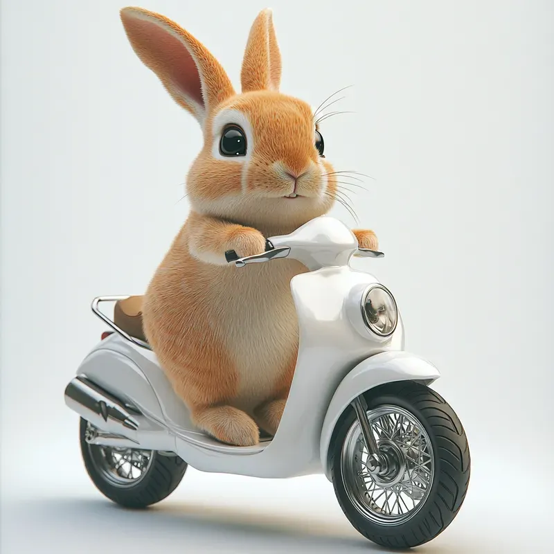 Cute Animals On Motorcycles Midjourney Prompt | PromptBase