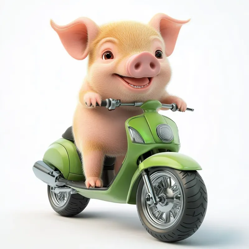 Cute Animals On Motorcycles Midjourney Prompt | PromptBase