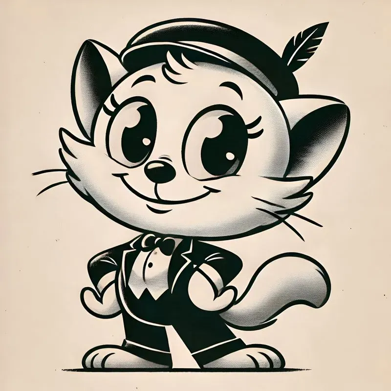 1930s Vintage Animal Cartoon Characters DALL·E Prompt | PromptBase
