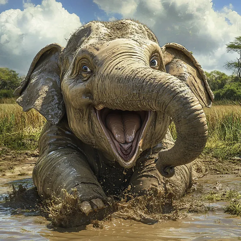 Goofy Realistic Animal Portraits Midjourney Prompt | PromptBase
